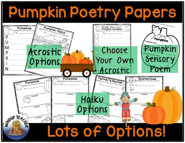 Pumpkin Writing BUNDLE - Great for Literacy Center | Made By Teachers