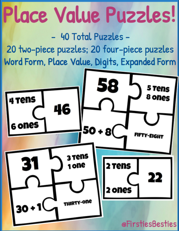 Place Value Puzzle Activities! - Made By Teachers