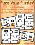 Place Value Puzzles! Pumpkin Fall Edition - Made By Teachers