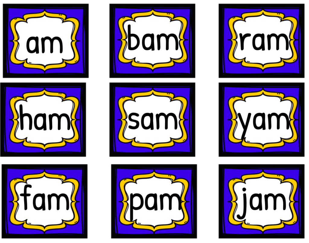 Word Family Flashcards! - Made By Teachers