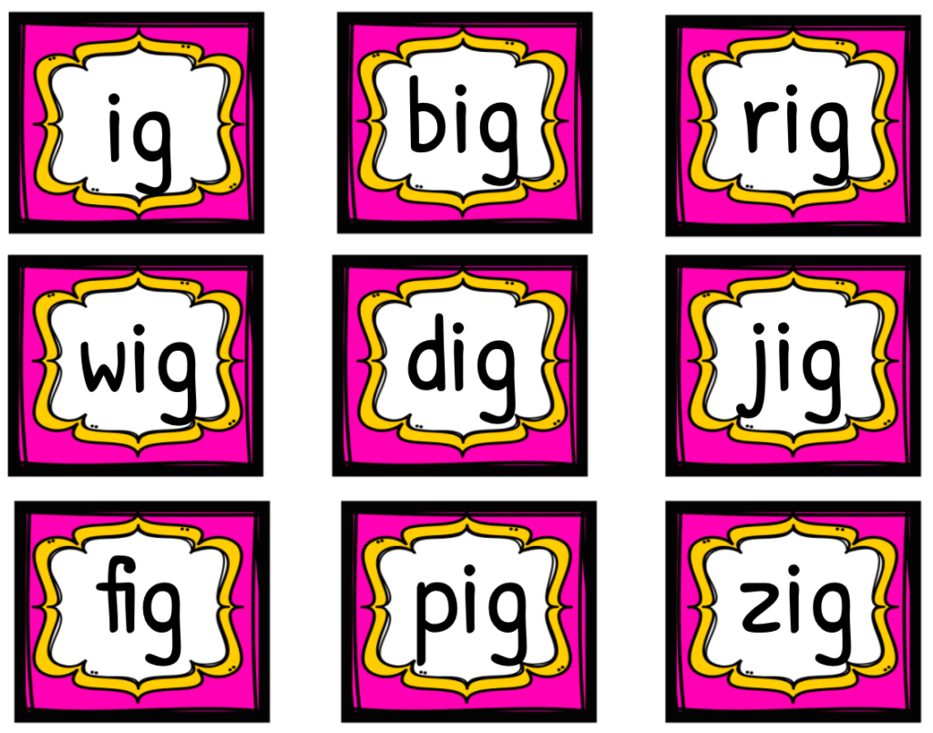 Word Family Flashcards! - Made By Teachers