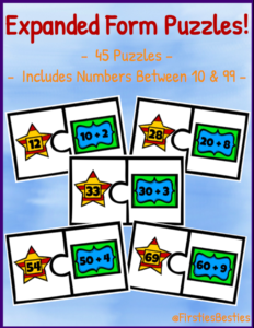 Expanded Form Puzzle Match! Place Value Game | Made By Teachers