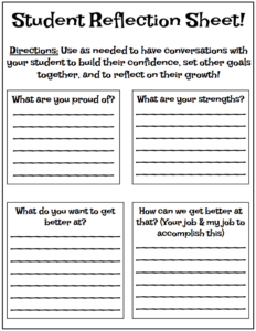 Student Data Folder & 1st Grade Goals Setting | Made By Teachers
