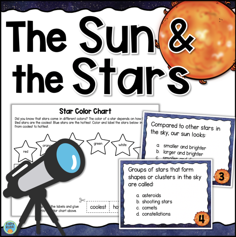 The Sun and Stars Science Activities Task Cards | Made By Teachers
