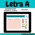 Letra A - Actividades digitales en español | Made By Teachers