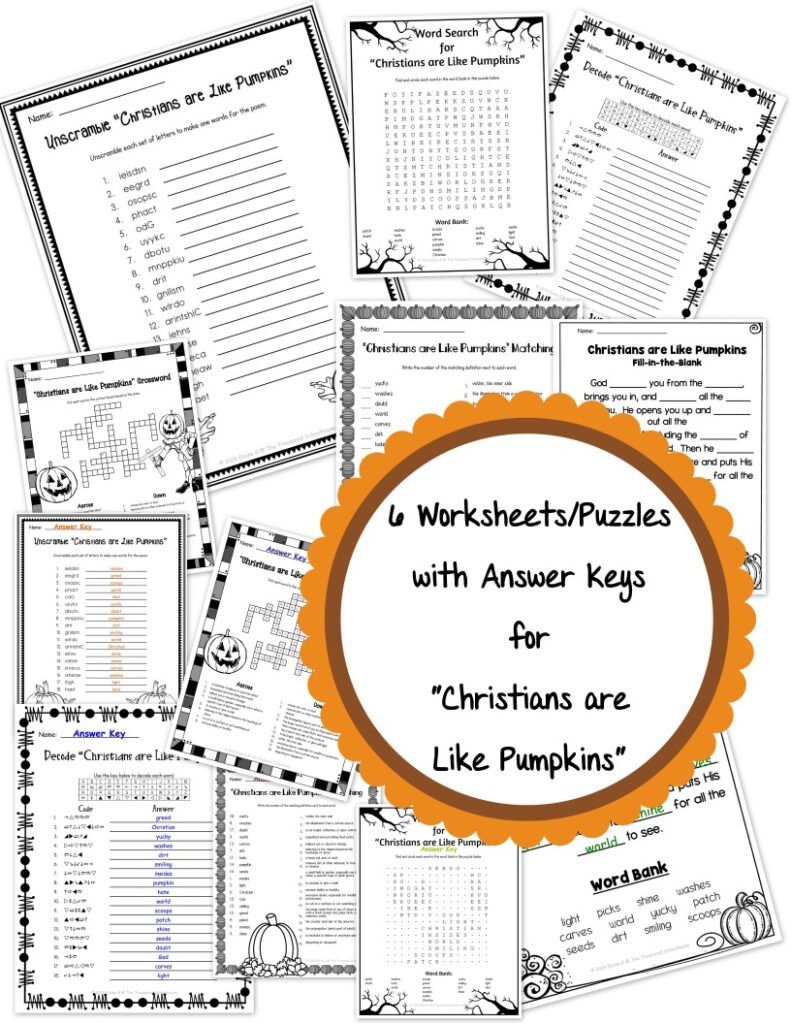 The Pumpkin Prayer Activity Pack 2 | Made By Teachers