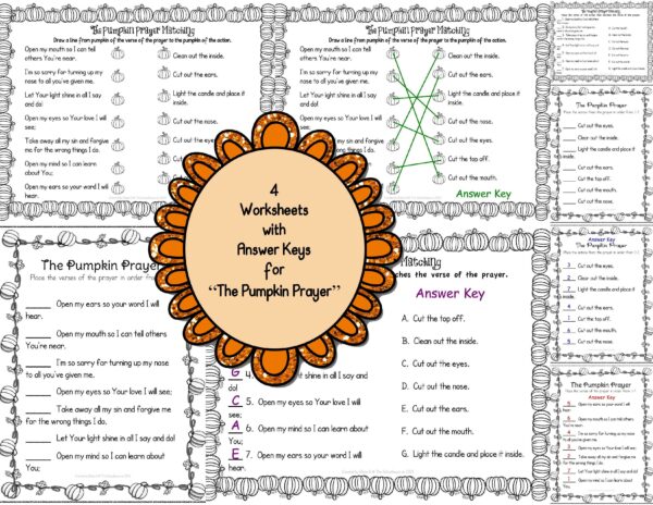The Pumpkin Prayer Activity Pack | Made By Teachers