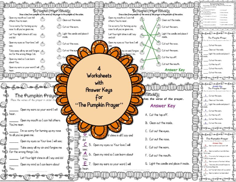 The Pumpkin Prayer Activity Pack | Made By Teachers