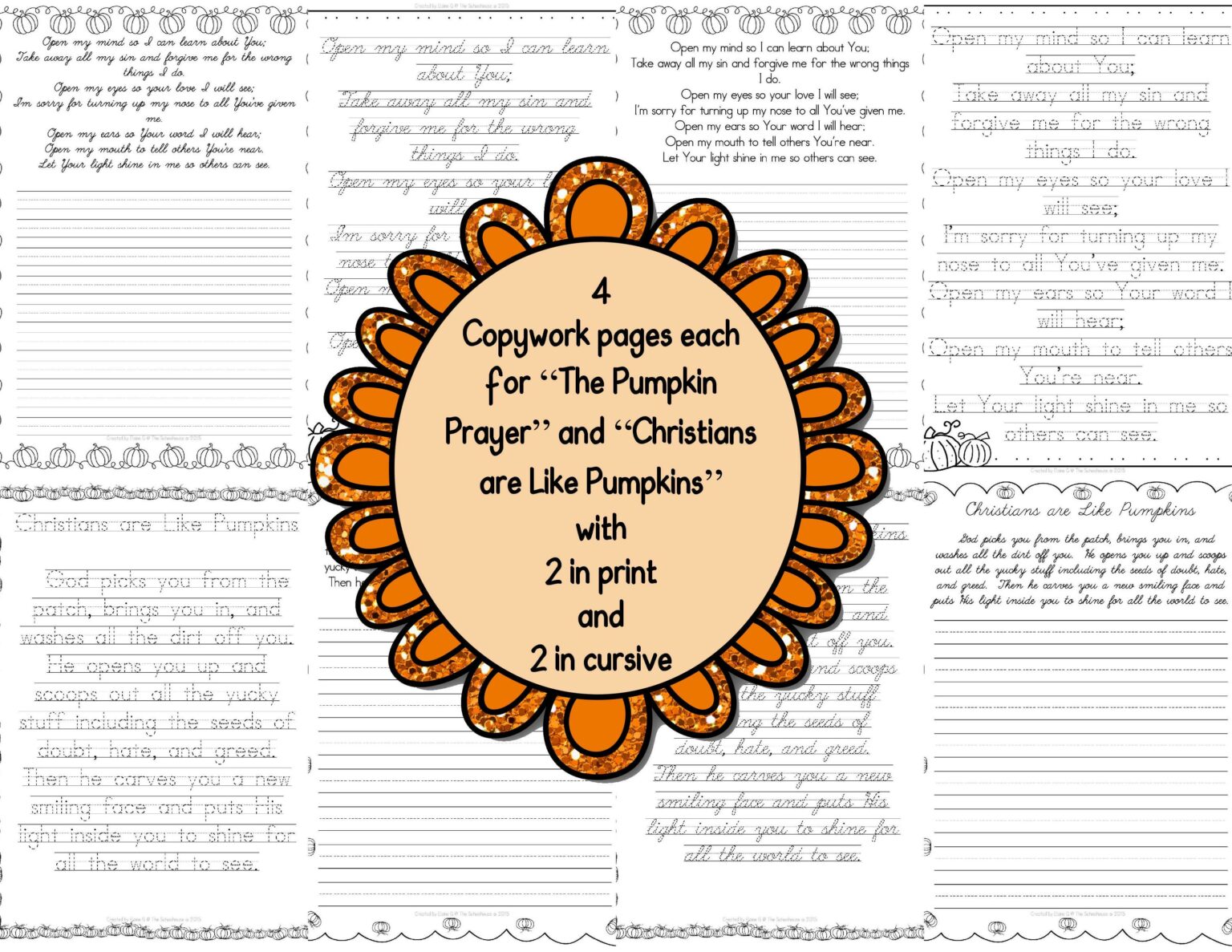 The Pumpkin Prayer Activity Pack | Made By Teachers
