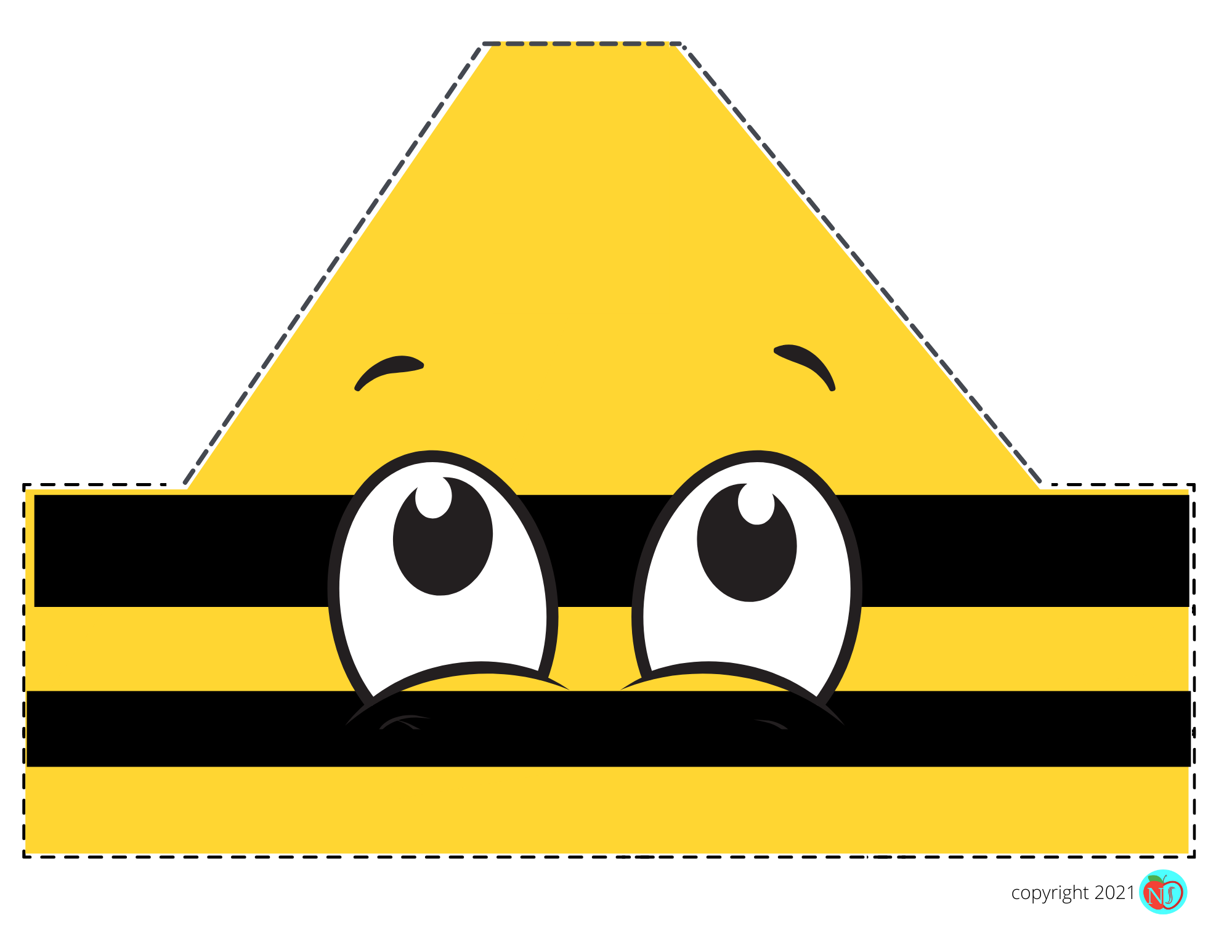 Crayon Hats FUN COLOR CUT AND PASTE HAT ACTIVITY Eduaspirant