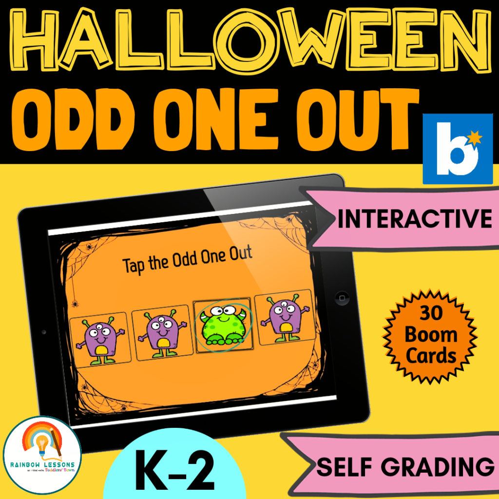 Halloween Odd One Out Boom Cards - Made By Teachers