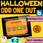 Halloween Odd One Out Boom Cards | Made By Teachers