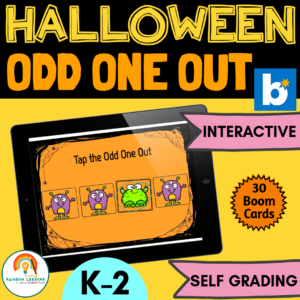 Halloween Odd One Out Boom Cards - Made By Teachers