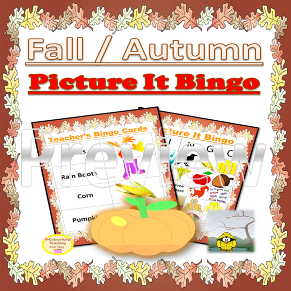 Fall Themed Bingo Cards and Activities for Reading | Made By Teachers