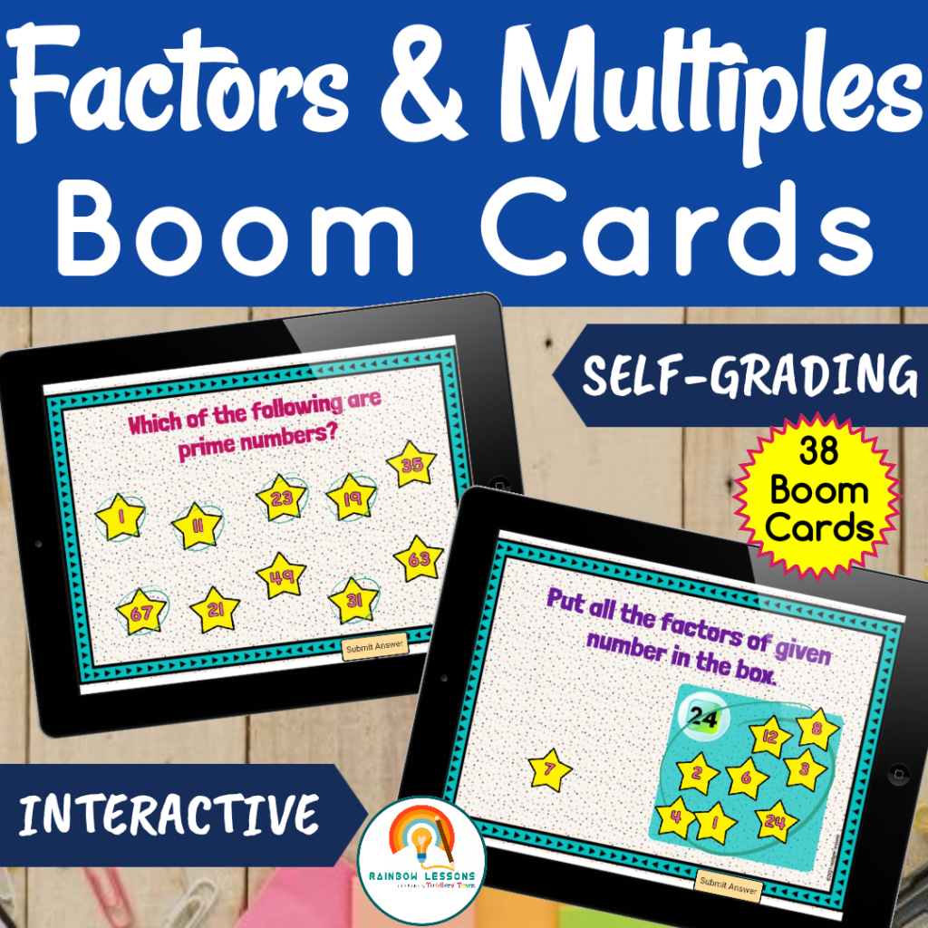 Factors and Multiples Game | Factors and Multiples - Made By Teachers