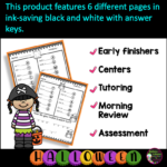 Multiplication Facts 1's -6's | Halloween Jokes | Made By Teachers