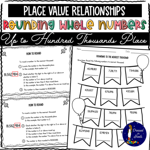 Rounding Whole Numbers Up to Hundred Thousands | Made By Teachers