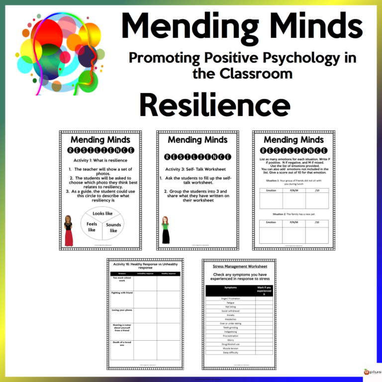 Resilience Activities, Affirmations, and Encouragement Cards Bundle ...