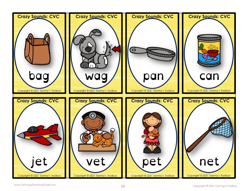 Phonemic Awareness Game for Short Vowel Sounds - Made By Teachers