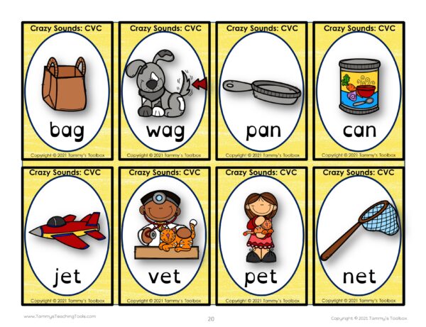 Phonemic Awareness Game for Short Vowel Sounds - Made By Teachers