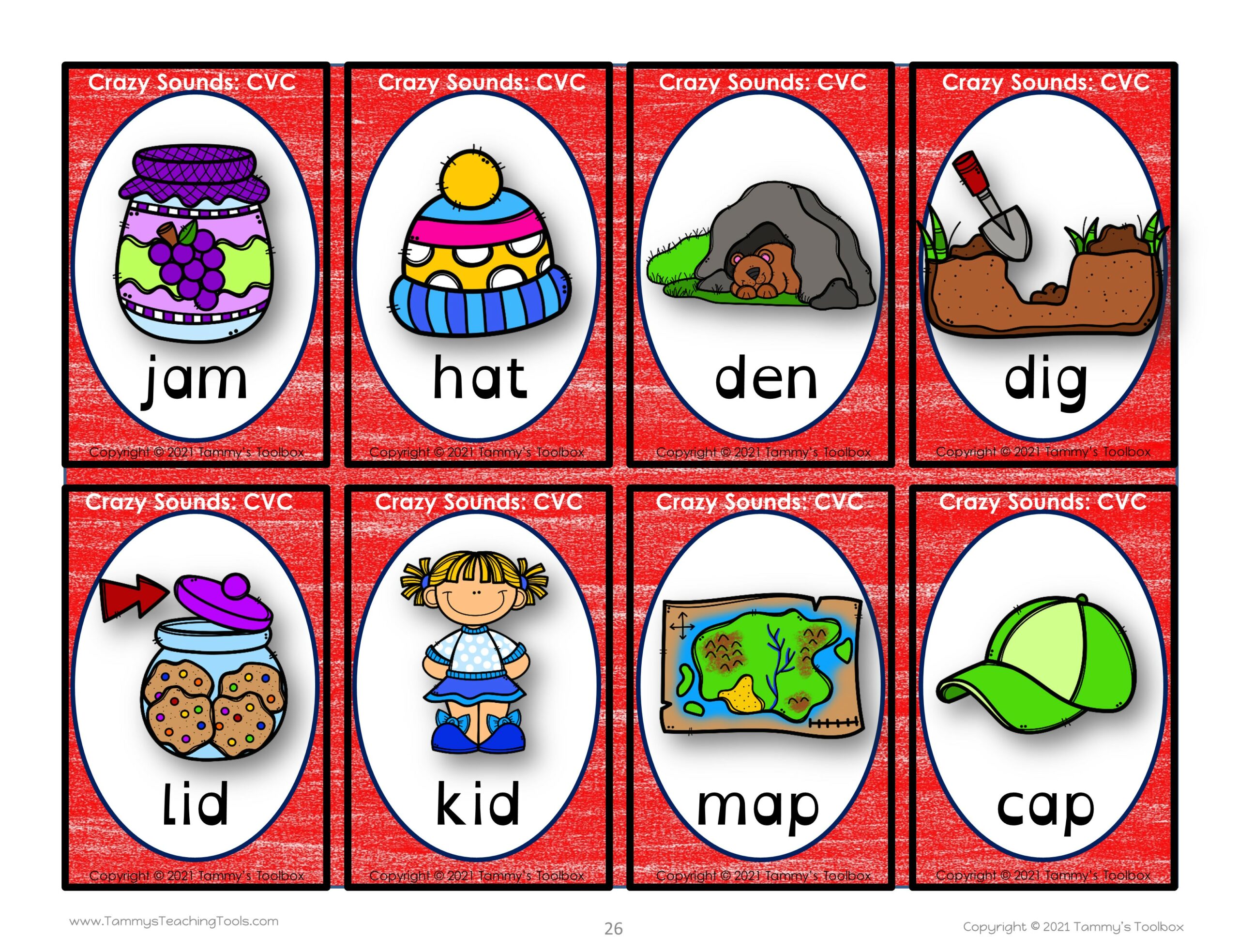 Phonemic Awareness Game for Short Vowel Sounds - Made By Teachers
