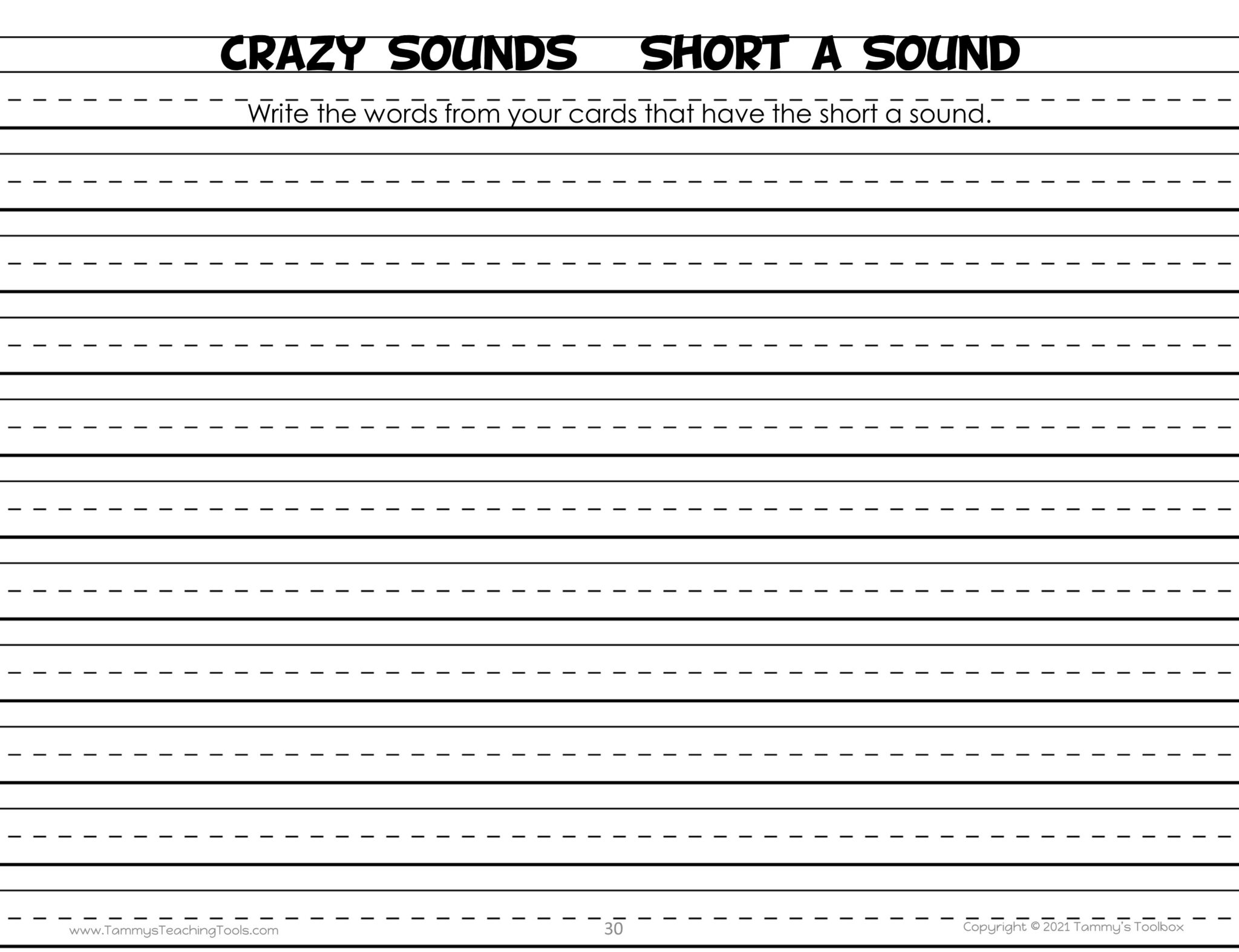 Phonemic Awareness Game for Short Vowel Sounds - Made By Teachers