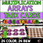 Multiplication Array Task Cards | Halloween Math | Made By Teachers