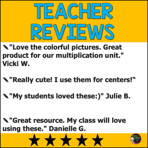 Multiplication Array Task Cards | Halloween Math | Made By Teachers