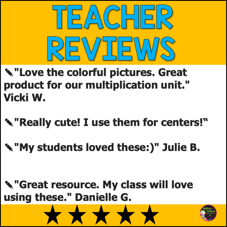 Multiplication Array Task Cards | Halloween Math | Made By Teachers