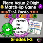 Halloween Place Value 2-Digit Match-Up Game - Made By Teachers