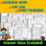 3rd Grade Math for November Worksheets - Made By Teachers