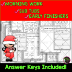 3rd Grade Math for December Worksheets | Made By Teachers