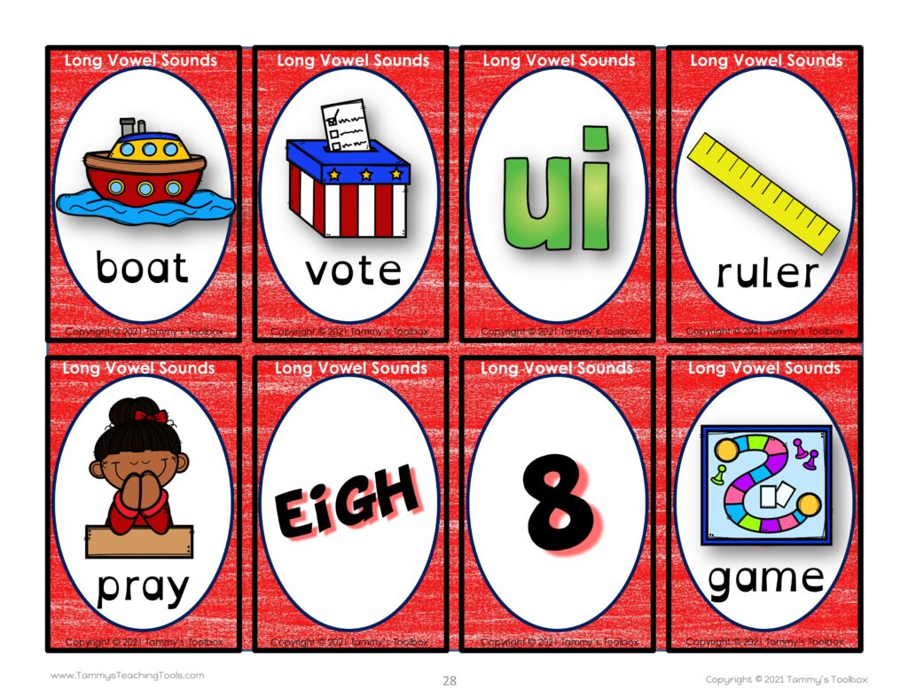 Phonemic Awareness Game for Long Vowel Sounds - Made By Teachers
