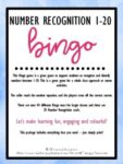Number Recognition BINGO 1-20 | Made By Teachers