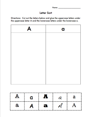 Alphabet Letter Sort - Made By Teachers