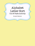 Alphabet Letter Sort - Made By Teachers