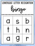 Alphabet Bingo - Lowercase Letters Game | Made By Teachers