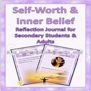 Self Esteem Writing Prompts and Reflection Journal - Made By Teachers