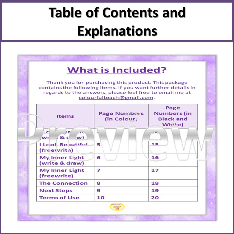 Self Esteem Writing Prompts and Reflection Journal - Made By Teachers