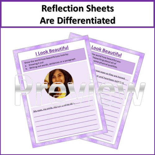 Self Esteem Writing Prompts and Reflection Journal - Made By Teachers