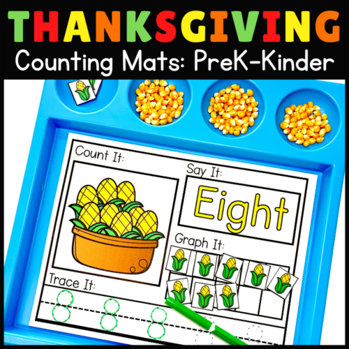Thanksgiving Math Centers Preschool and Kindergarten - Made By Teachers
