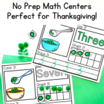 Thanksgiving Math Centers Preschool and Kindergarten - Made By Teachers
