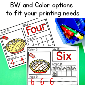 Thanksgiving Math Centers Preschool and Kindergarten - Made By Teachers