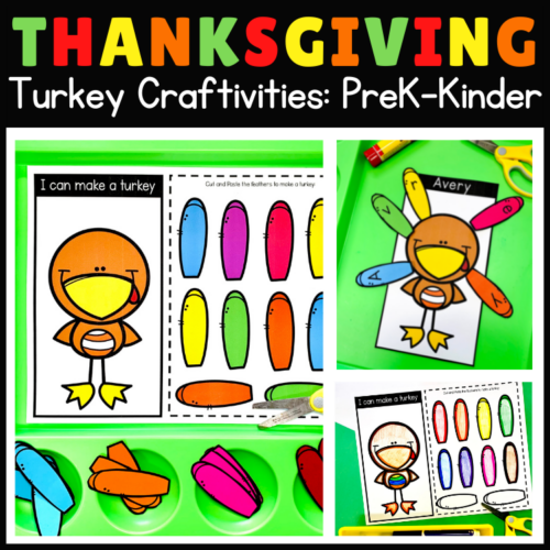 Thanksgiving Turkey Crafts Preschool and Kindergarten | Made By Teachers