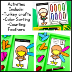 Thanksgiving Turkey Crafts Preschool and Kindergarten - Made By Teachers