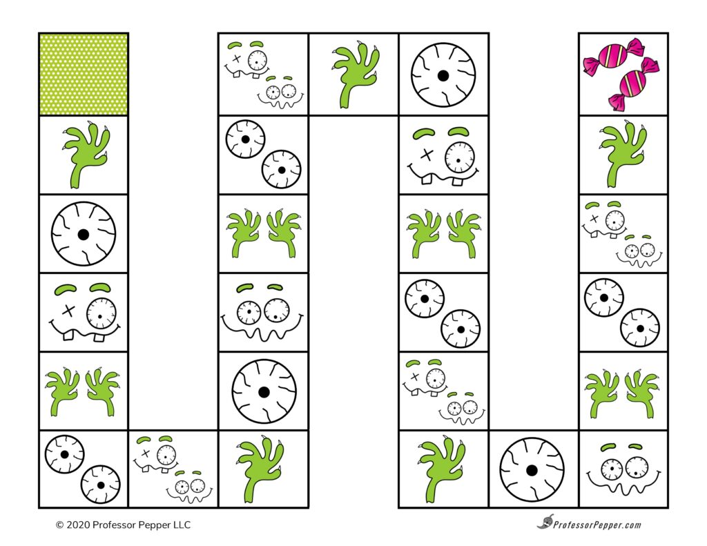 Actividades para PK-1: Los zombis | Free Spanish - Made By Teachers