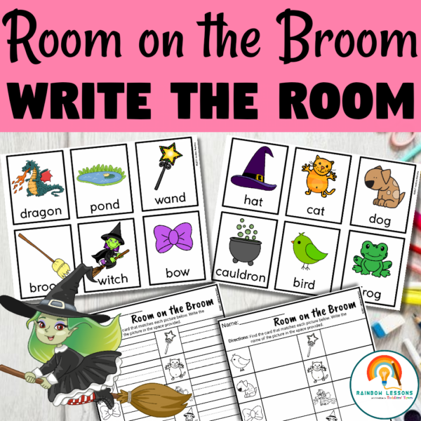 Room on the Broom Write the Room | Halloween Write | Made By Teachers