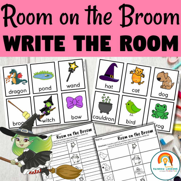 Room on the Broom Write the Room | Halloween Write - Made By Teachers