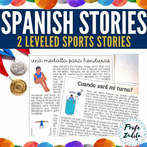 2 Sports Stories in Spanish | Level 1 & 2 - Made By Teachers