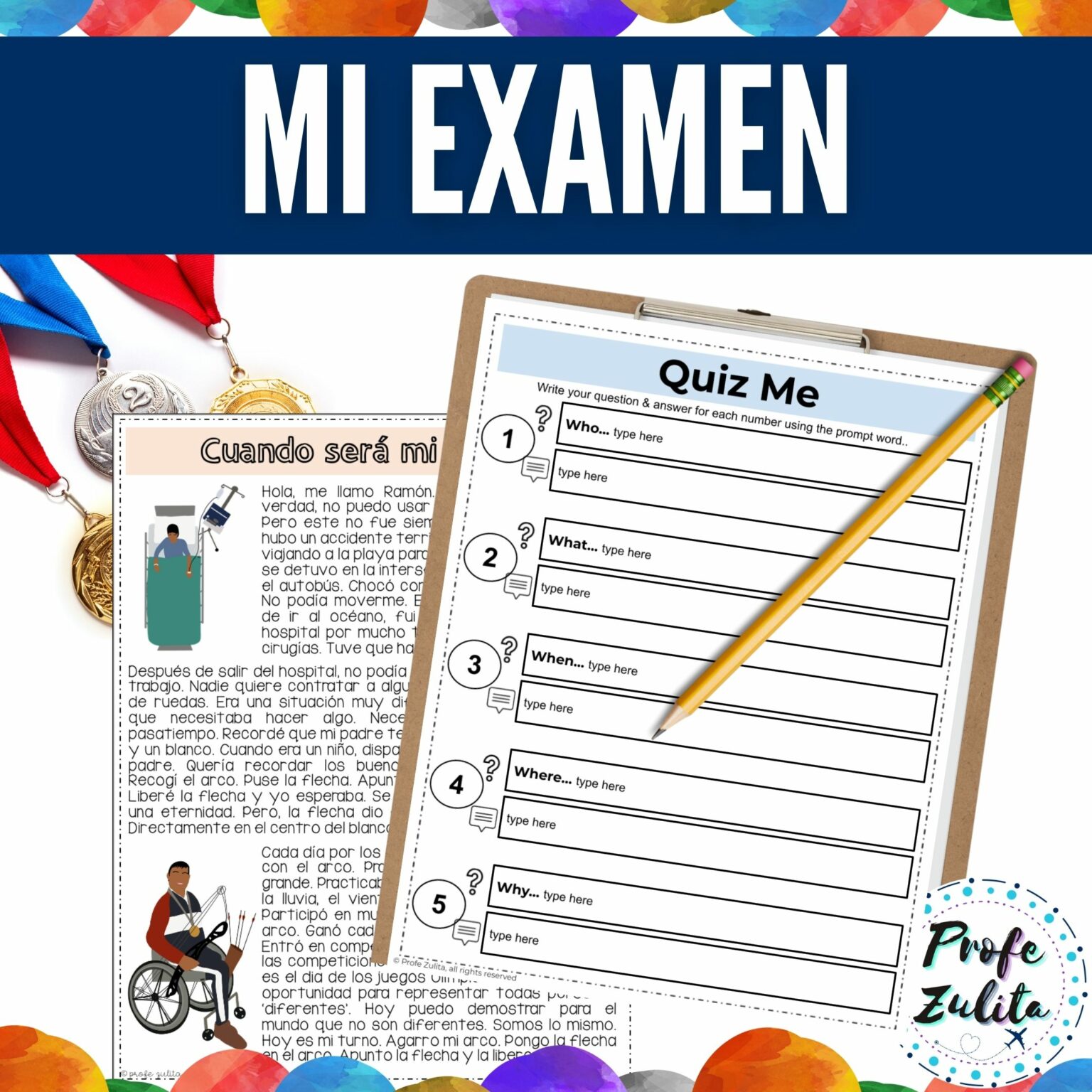 2 Sports Stories in Spanish | Level 1 & 2 - Made By Teachers